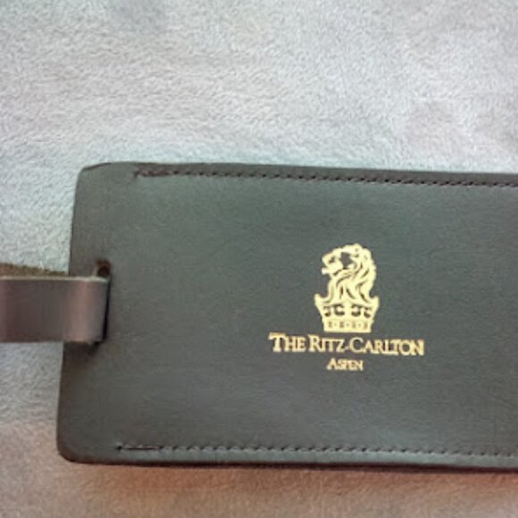 Ritz-Carlton | Office | Ritzcarlton Leather Luggage Tag Aspen | Poshmark